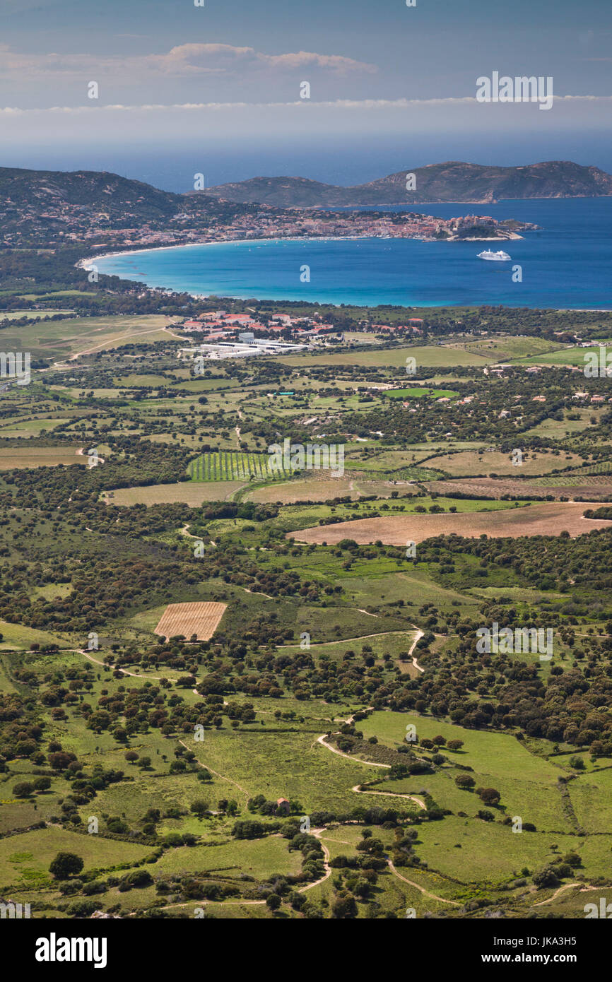 France, Corsica, Haute-Corse Department, La Balagne Region, Col de ...