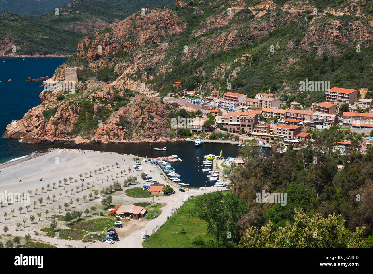 France, Corsica, Corse-du-Sud Department, Calanche Region, Porto ...