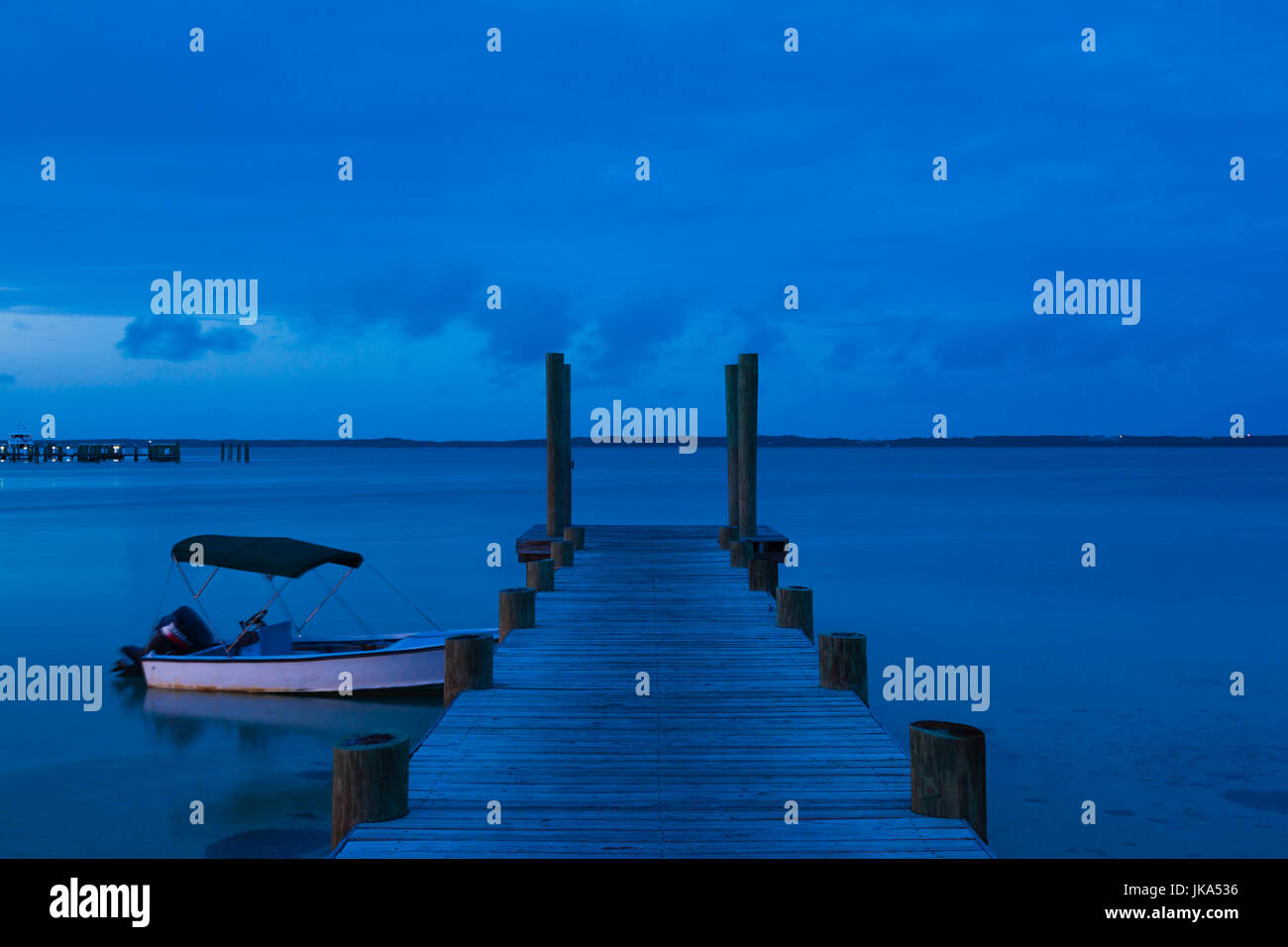 Bahamas, Eleuthera Island, Harbour Island, Dunmore Town, harbor view ...