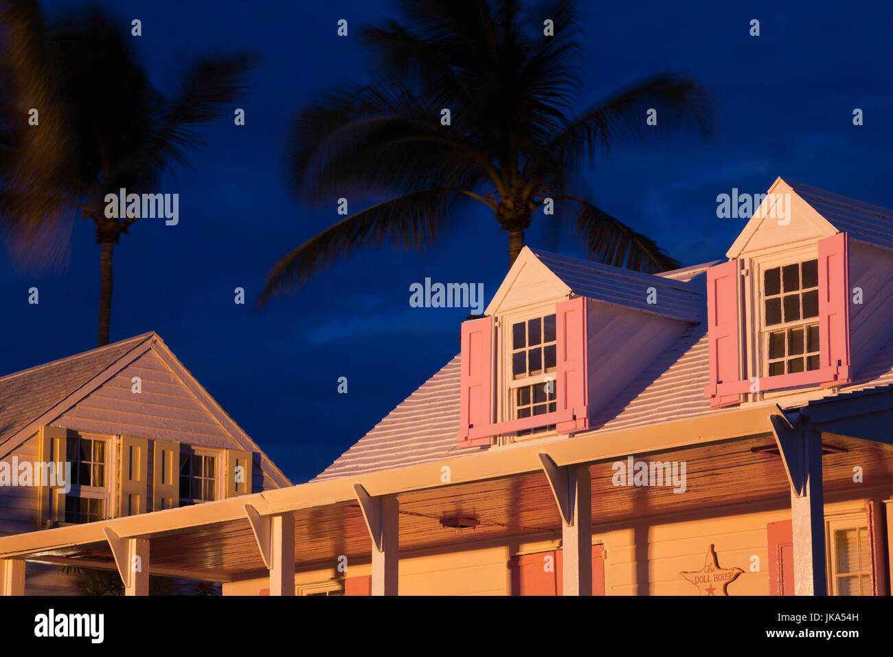 Bahamas, Eleuthera Island, Harbour Island, Dunmore Town, Colonial-era ...