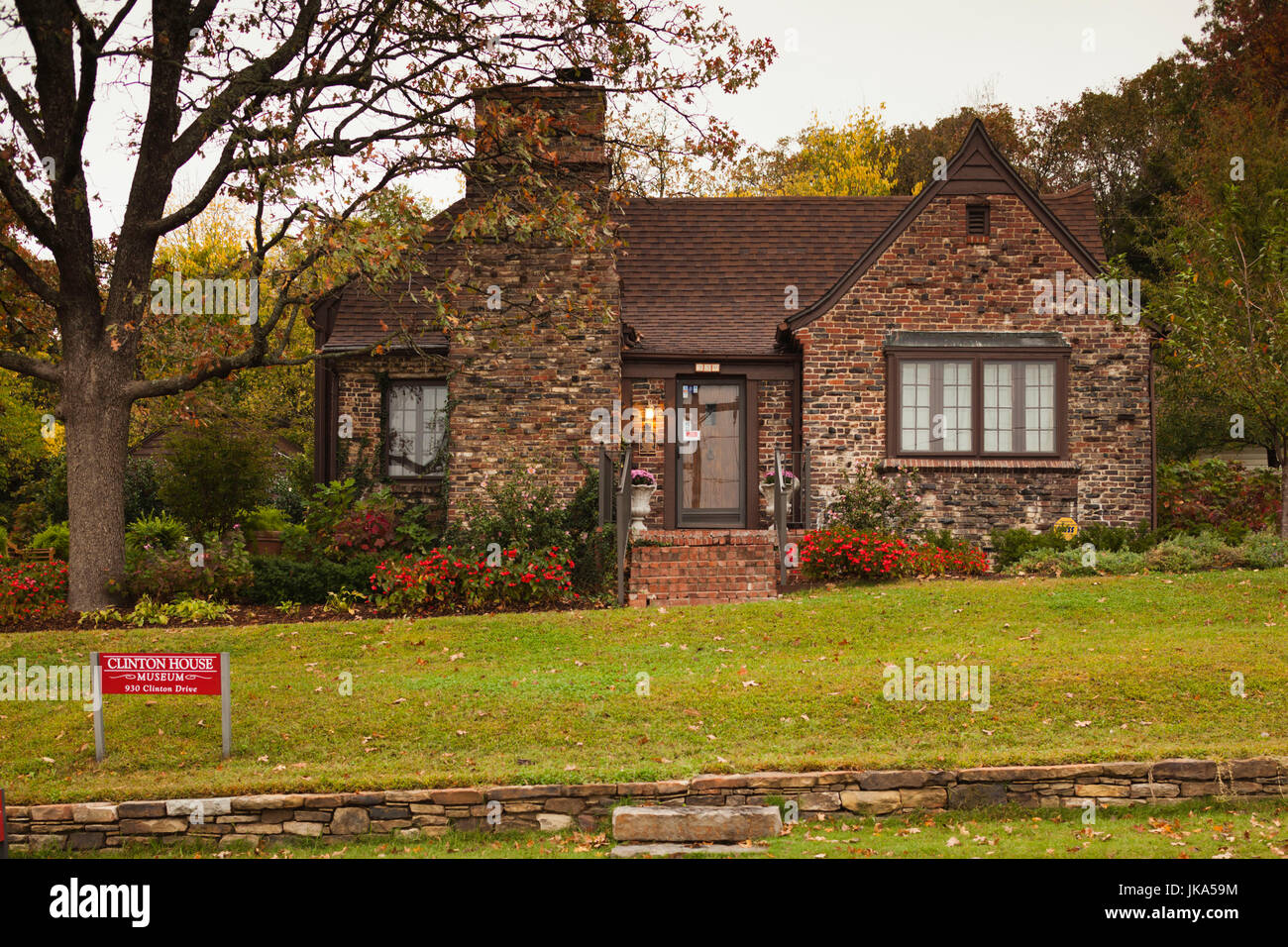 USA, Arkansas, Fayetteville, Clinton House Museum, former home of ...
