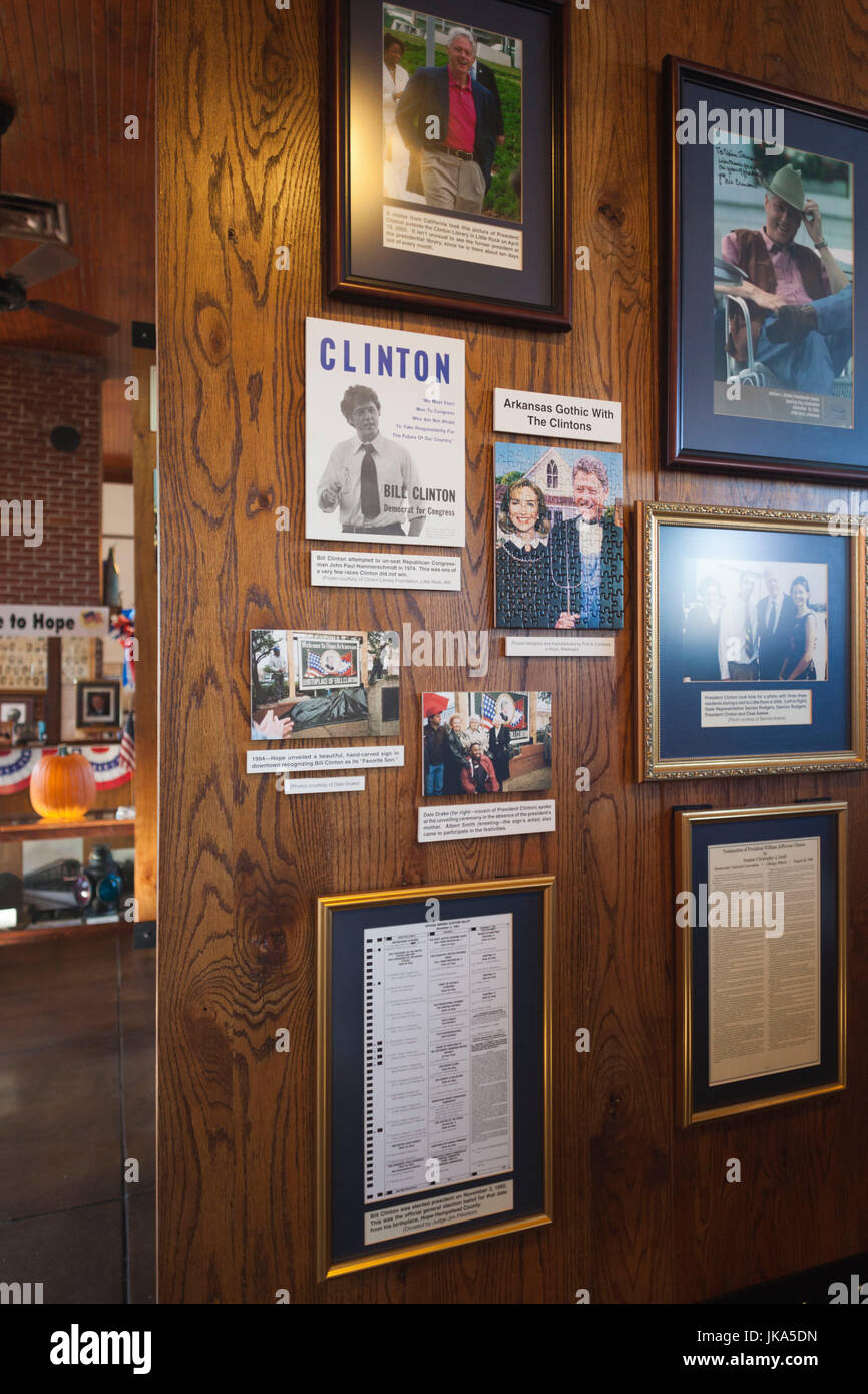 USA, Arkansas, Hope, birthplace of former President Bill Clinton ...
