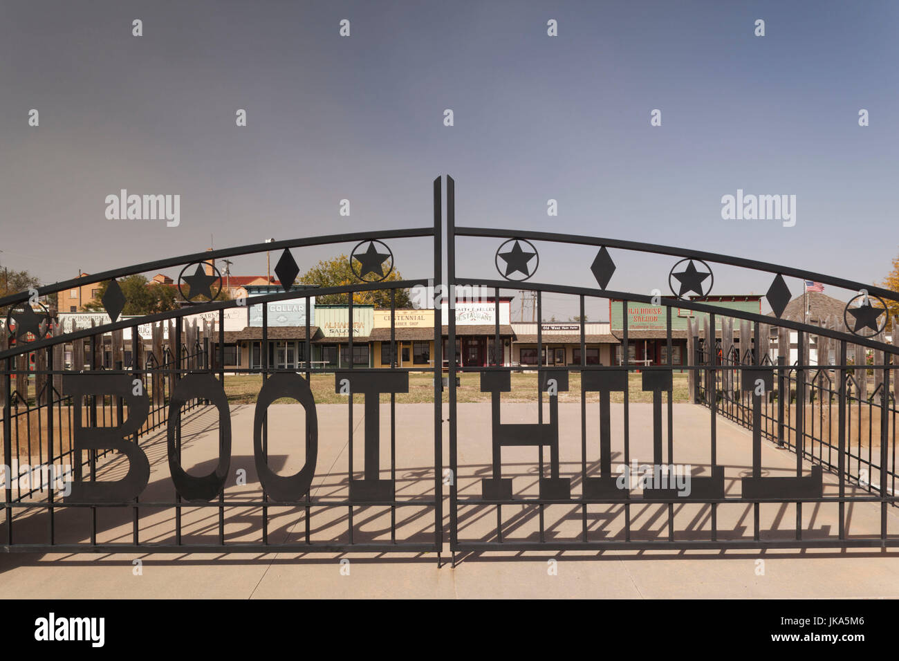 USA, Kansas, Dodge City, Boot Hill Museum, sign Stock Photo - Alamy