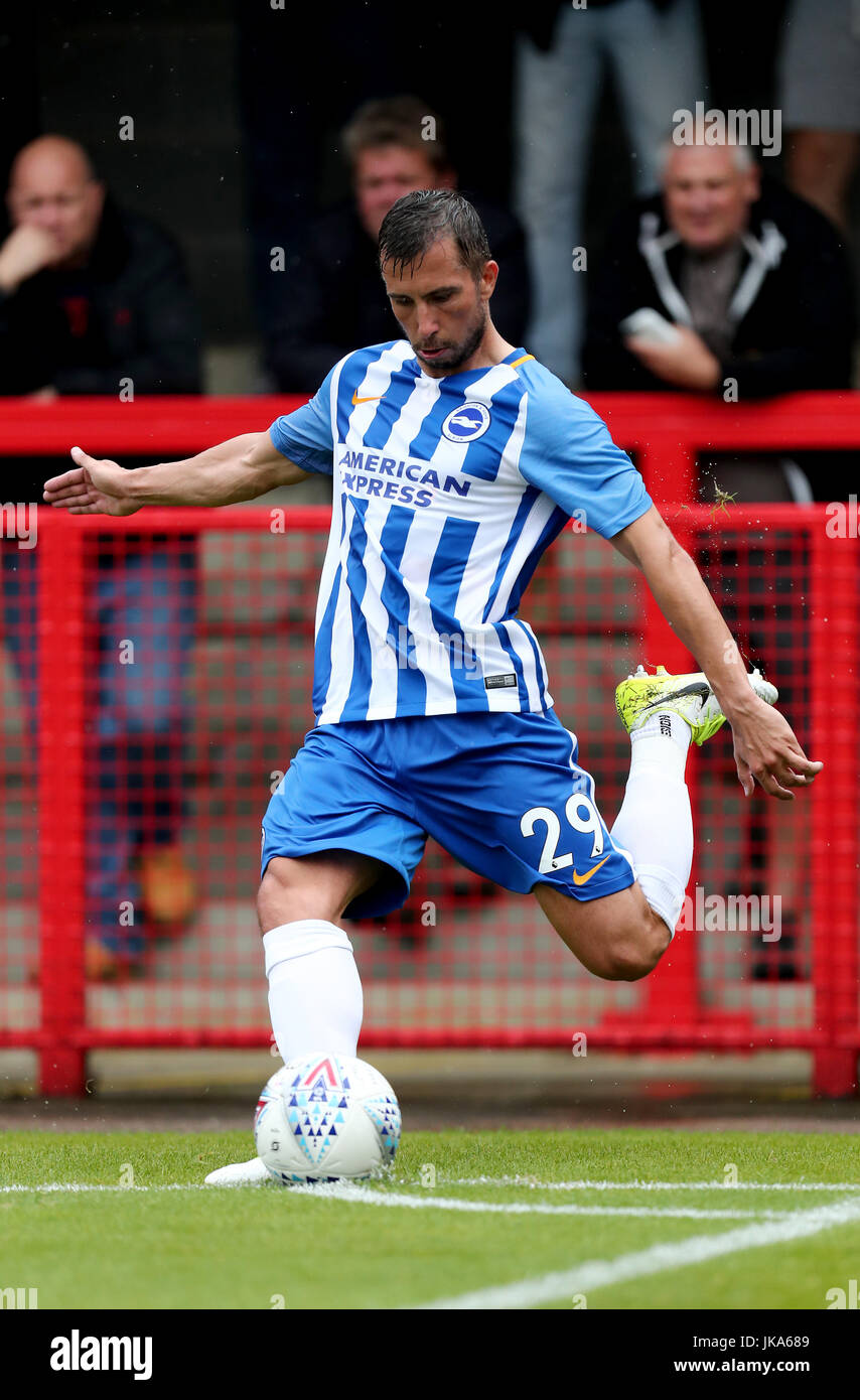 Brighton and Hove Albion's Markus Suttner during the pre-season ...