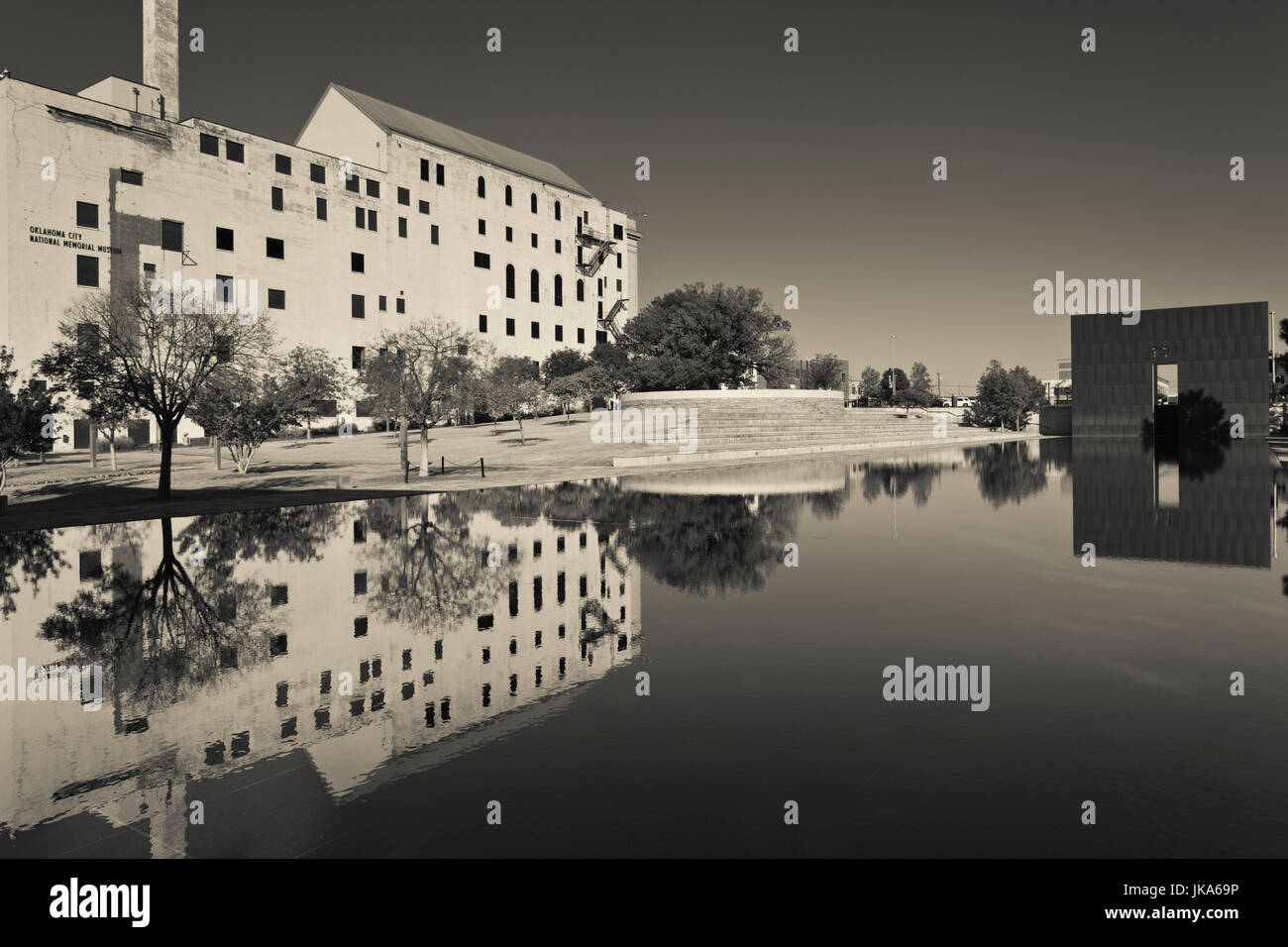 USA, Oklahoma, Oklahoma City, Oklahoma City National Memorial to the ...