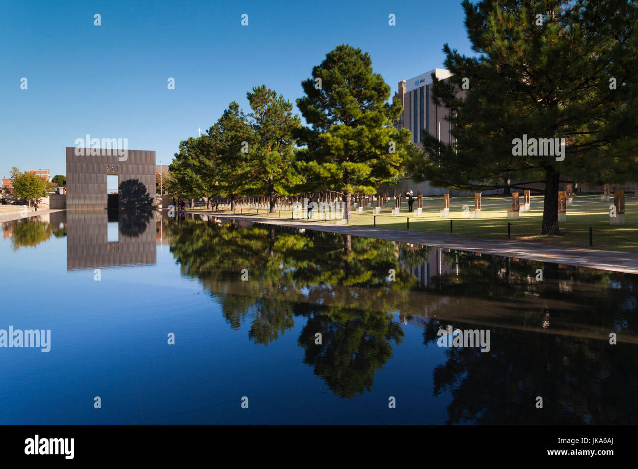 USA, Oklahoma, Oklahoma City, Oklahoma City National Memorial to the ...