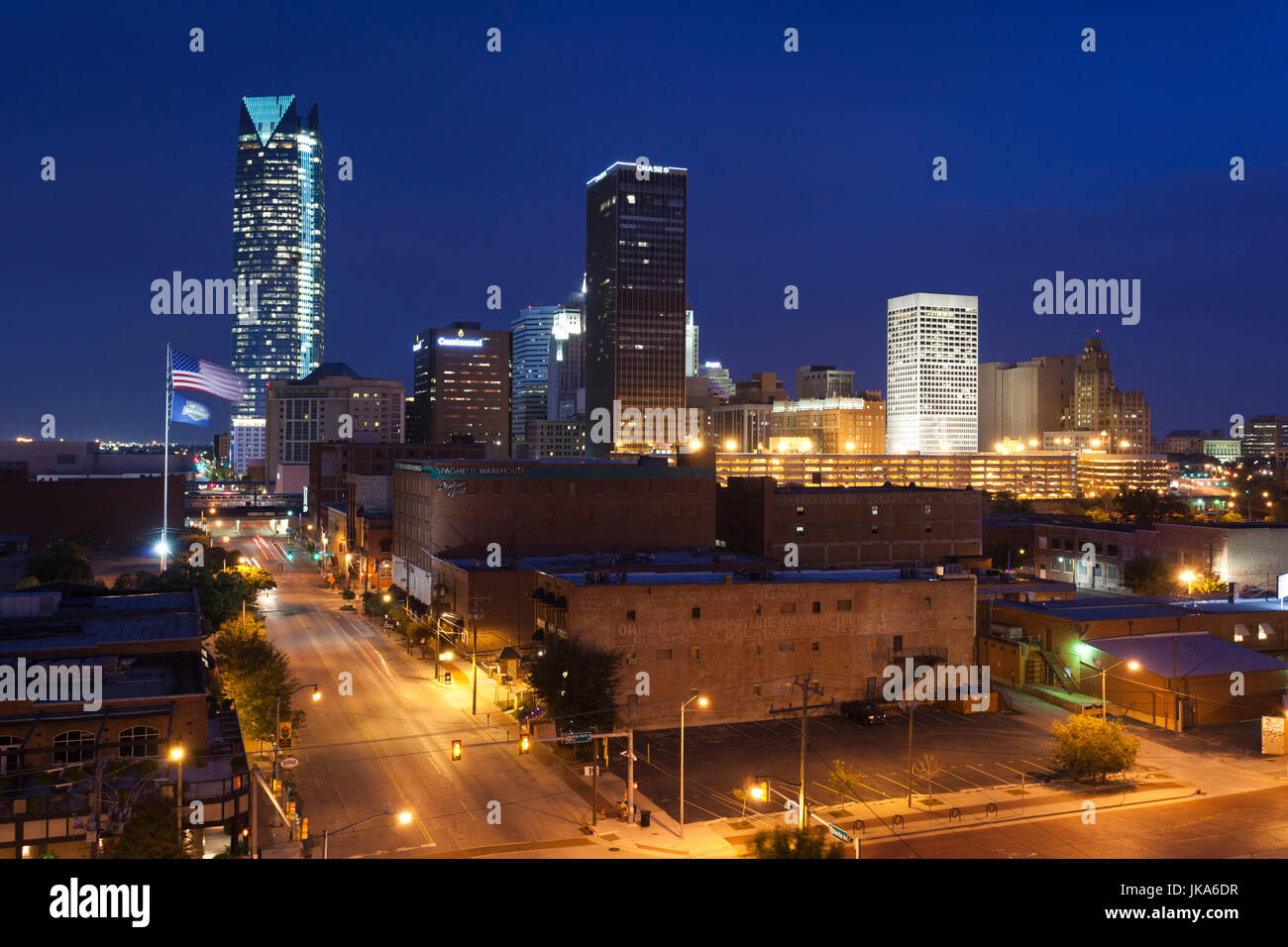 Oklahoma city skyline dawn hi-res stock photography and images - Alamy
