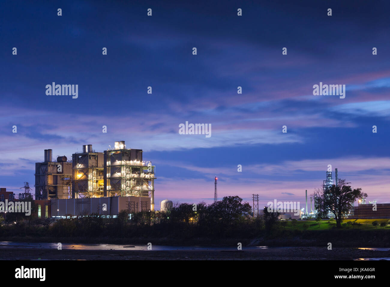 Arkansas river and power plant hi-res stock photography and images - Alamy