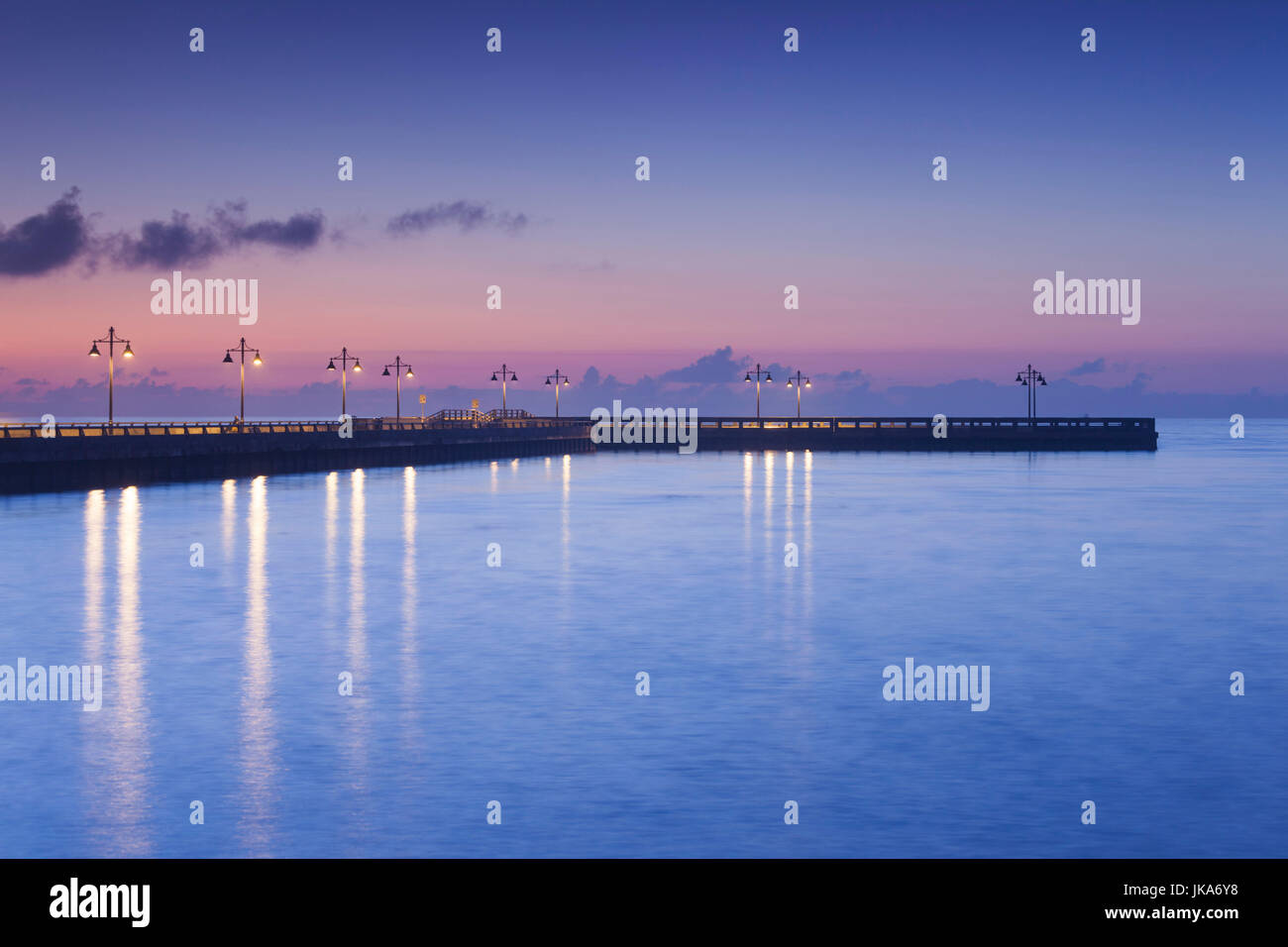 USA, Florida, Florida Keys, Key West, Higgs Beach, White Street Fishing ...