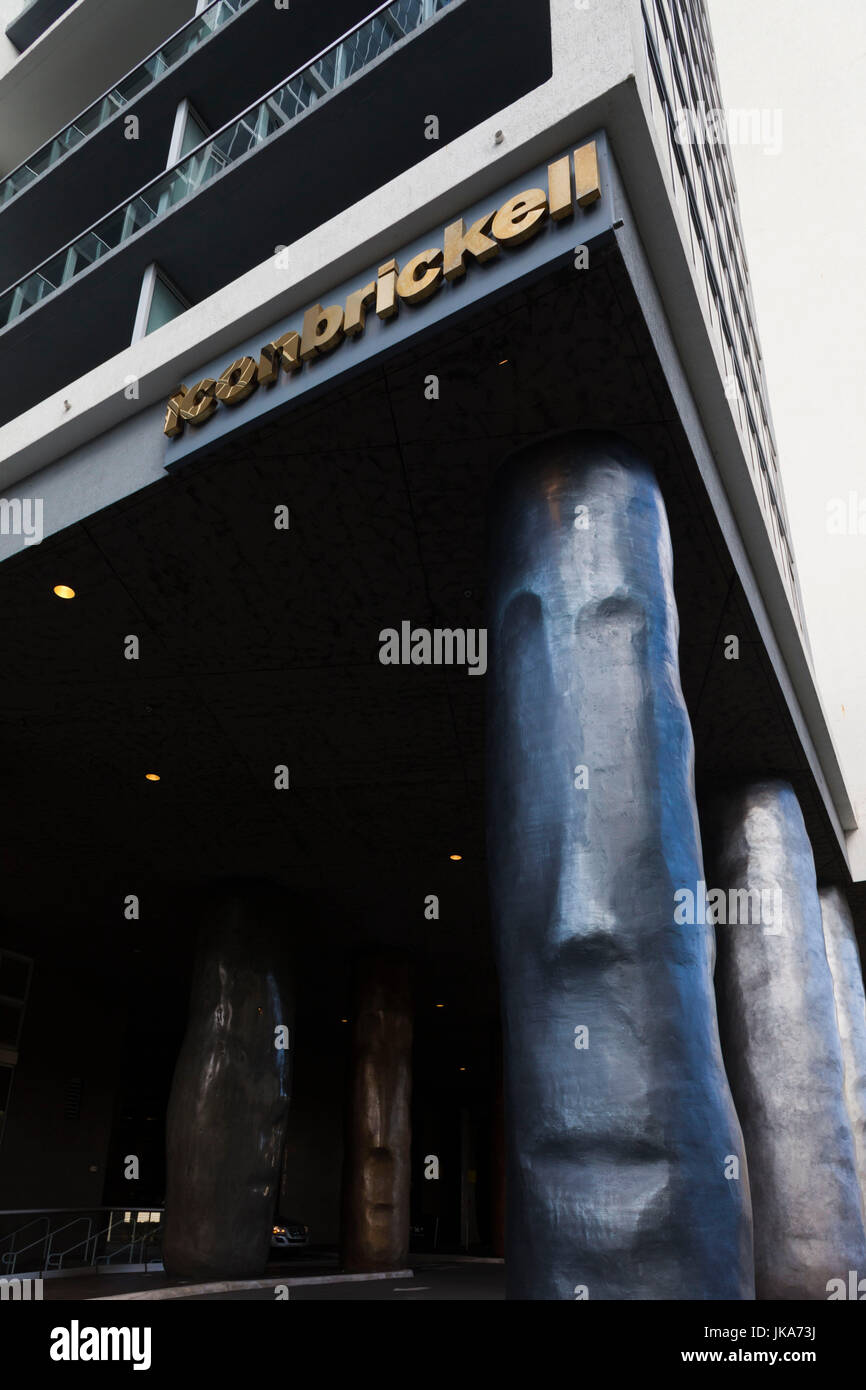 USA, Florida, Miami, Icon Brickell Building Stock Photo - Alamy