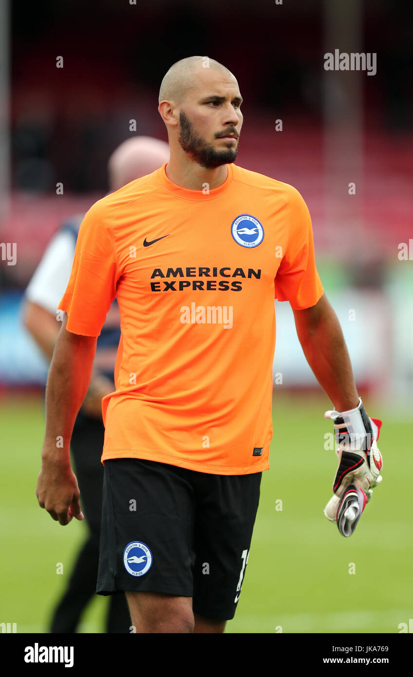 Brighton and Hove Albion's Niki Maenpaa during the pre-season friendly ...