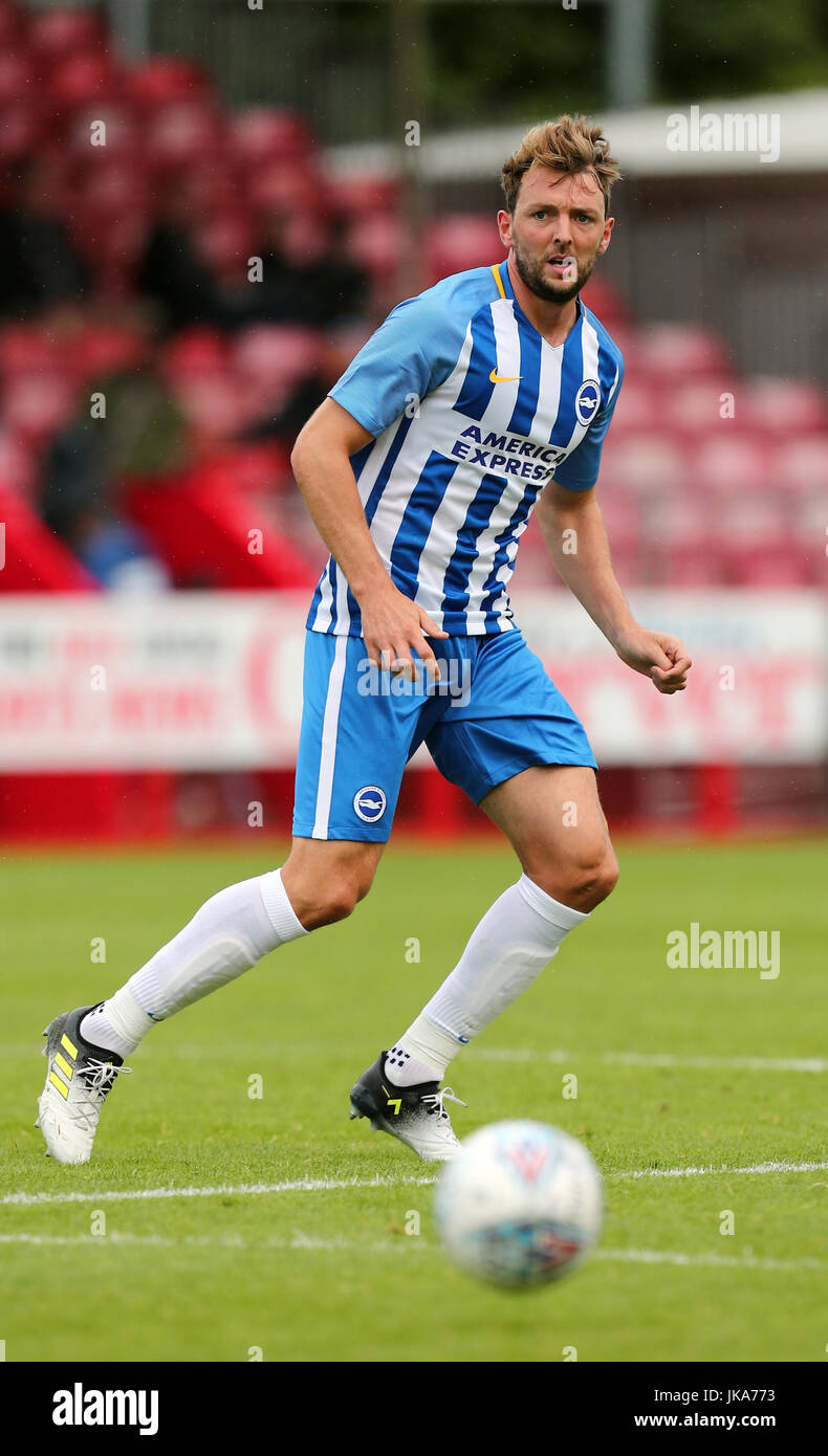 Brighton and Hove Albion's Dale Stephens during the pre-season friendly ...