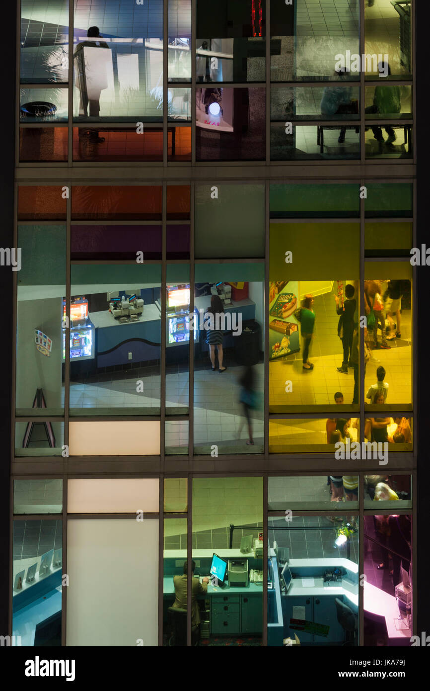 Elevated view through windows of cinema hi-res stock photography and ...