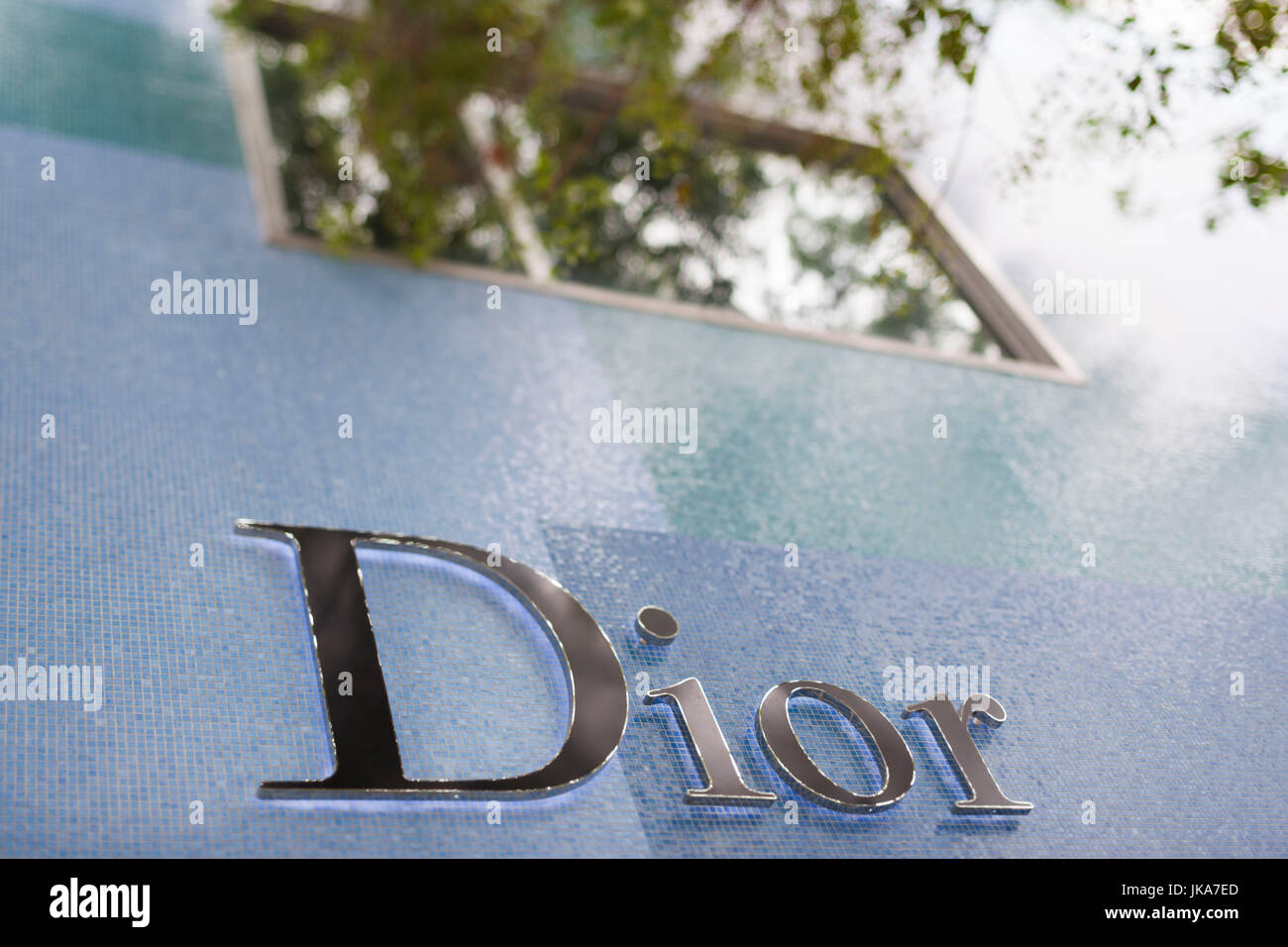 USA, Florida, Miami, Miami Design District, Dior, store front Stock ...