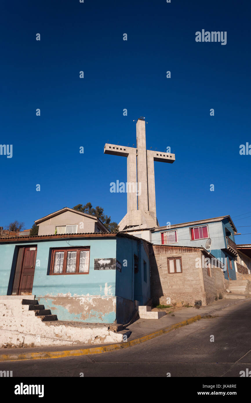 Chile, Coquimbo, Cruz del III Milenio, millenial cross monument Stock ...