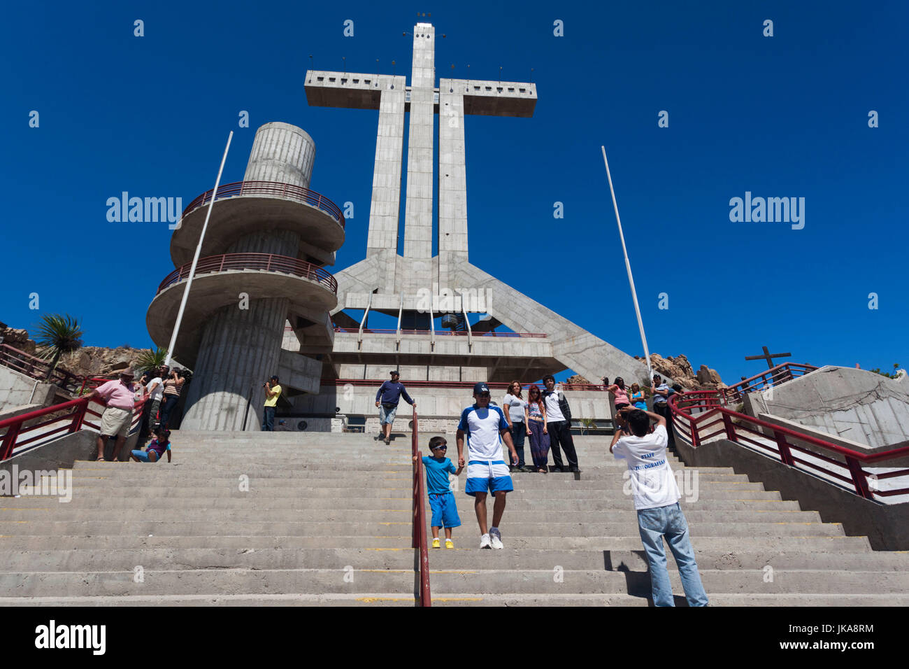 Chile, Coquimbo, Cruz del III Milenio, millenial cross monument Stock ...