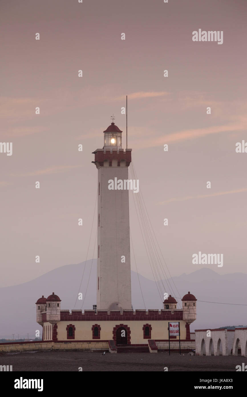Chile, La Serena, Faro Monumental, lighthouse, dawn Stock Photo - Alamy