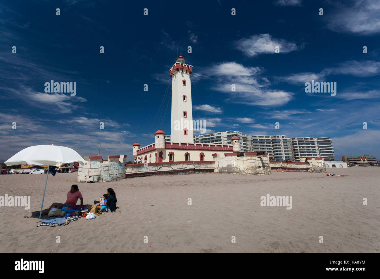 Chile, La Serena, Faro Monumental, lighthouse Stock Photo - Alamy