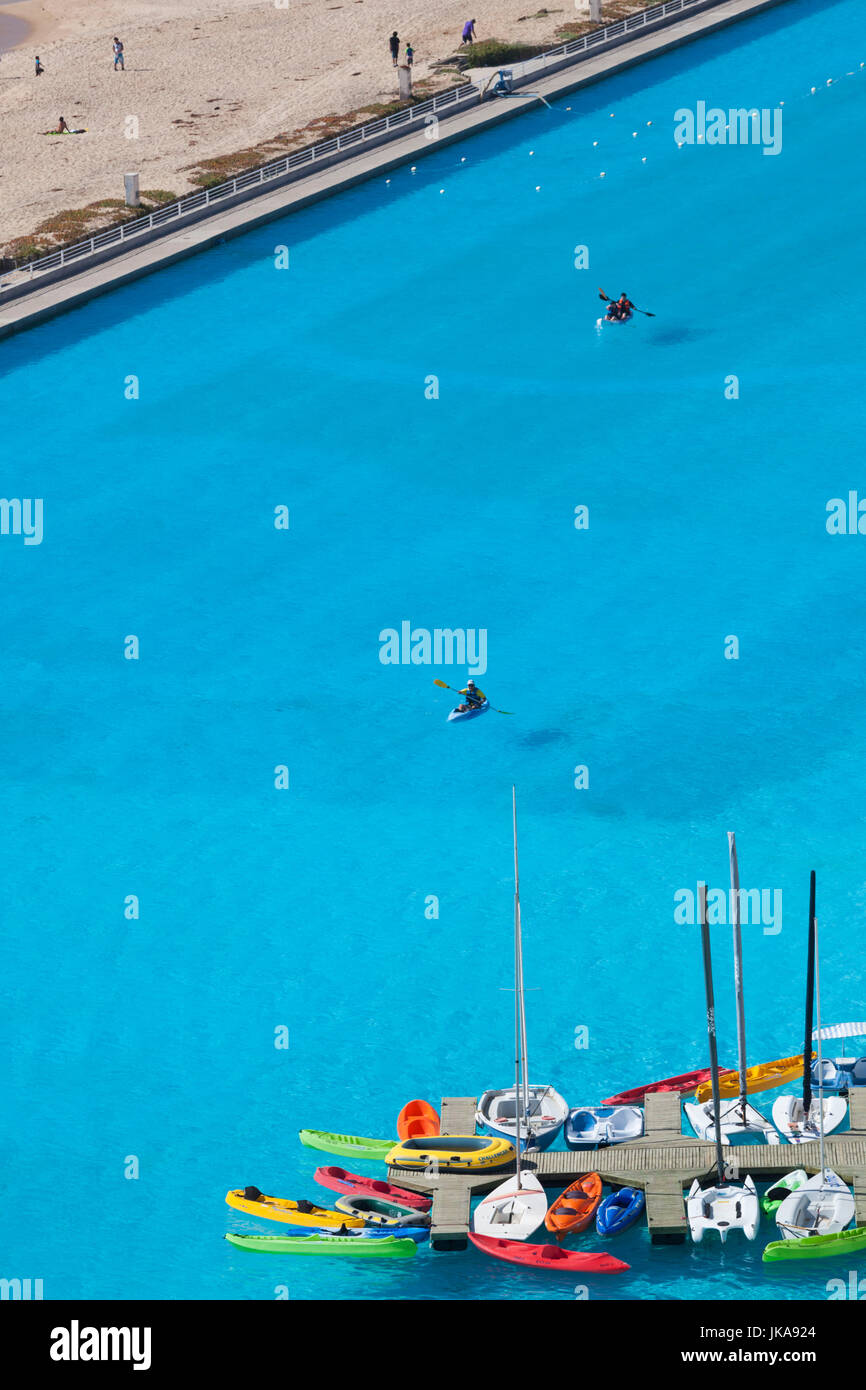 Chile, Algarrobo, San Alfonso del Mar, World's largest man-made pool ...