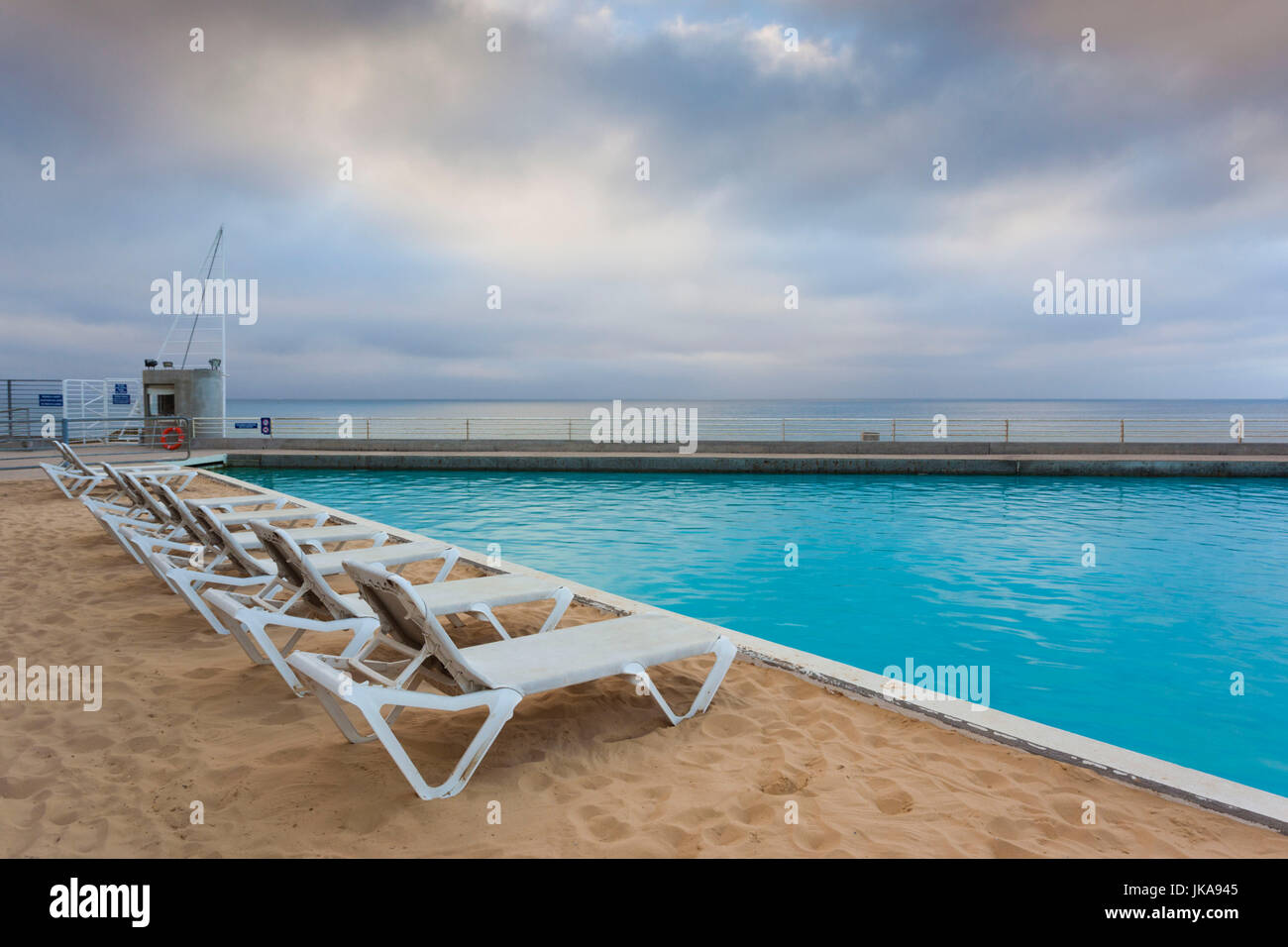 Chile, Algarrobo, San Alfonso del Mar, World's largest man-made pool ...