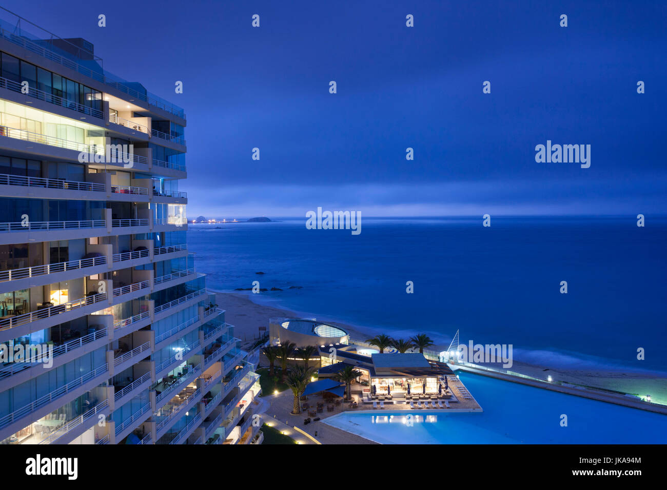 Chile, Algarrobo, San Alfonso del Mar, World's largest man-made pool ...