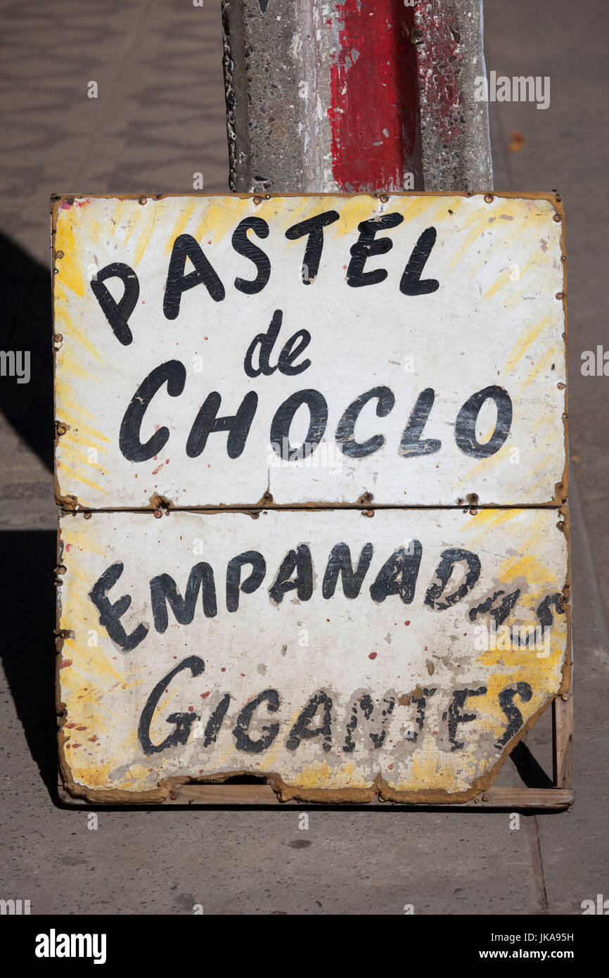 Sign for empanada restaurant hi-res stock photography and images - Alamy