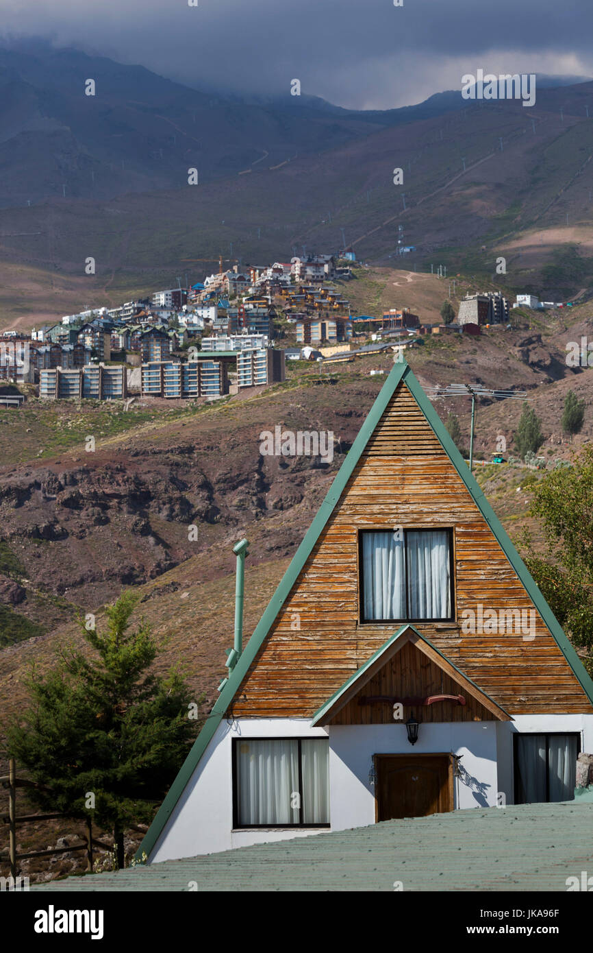 Chile, Andes Mountains, La Parva, ski resort, summer Stock Photo - Alamy