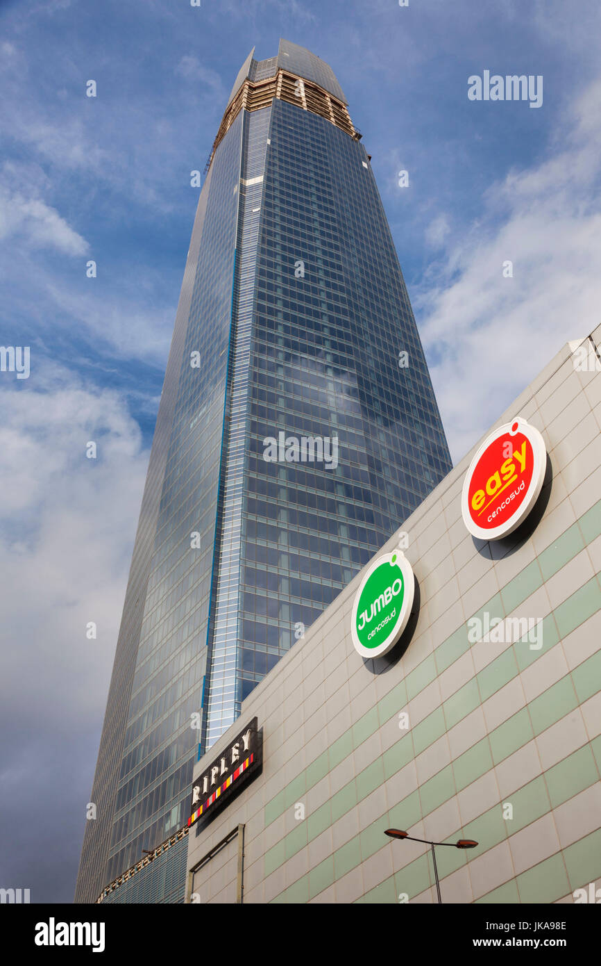 Chile, Santiago, Gran Torre Santiago tower Stock Photo - Alamy