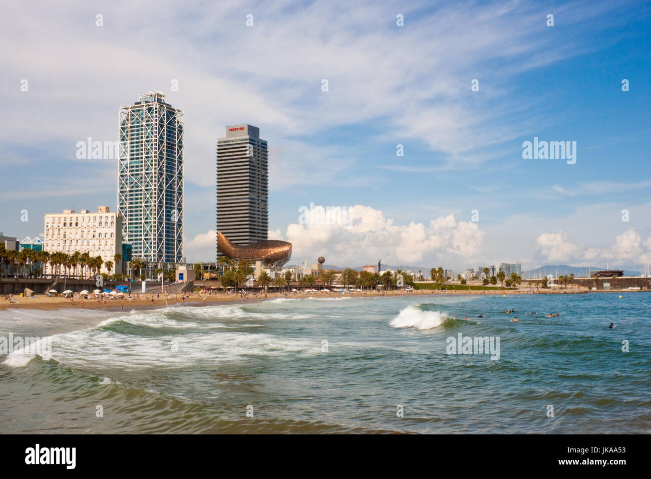 Beach barcelona fish hi-res stock photography and images - Alamy