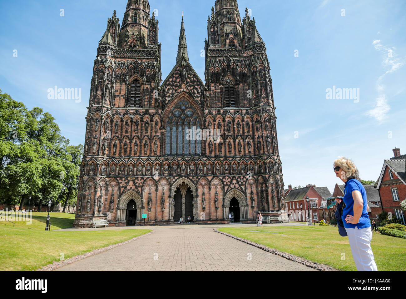 Three spired cathedral hi-res stock photography and images - Alamy