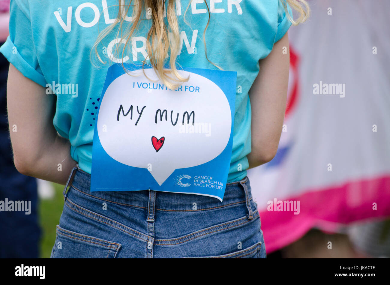 Charity cancer research message hi-res stock photography and images - Alamy