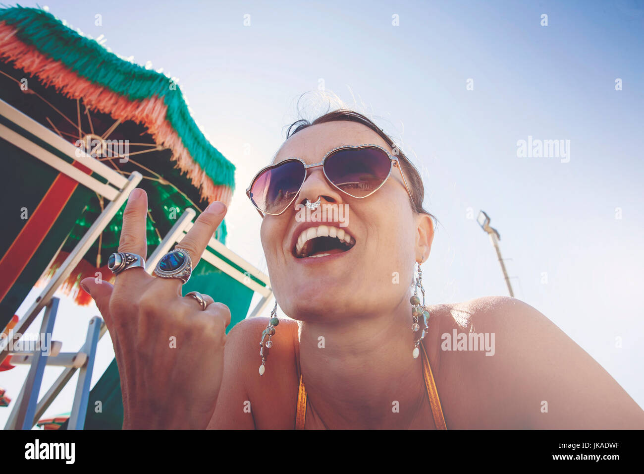 Septum earring hi-res stock photography and images - Alamy