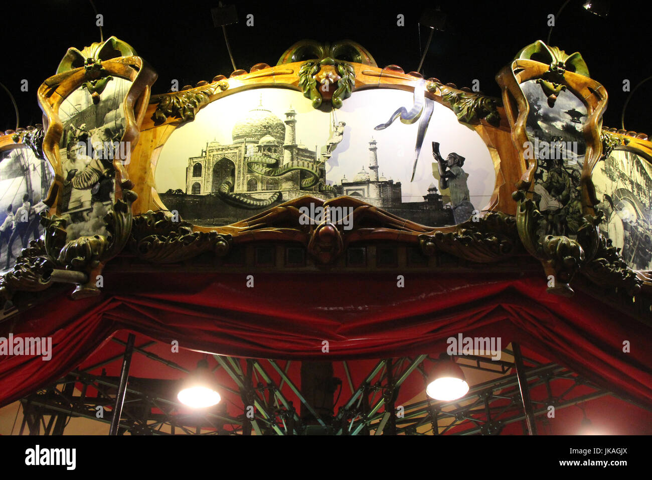 Carousel in Nantes (France Stock Photo - Alamy