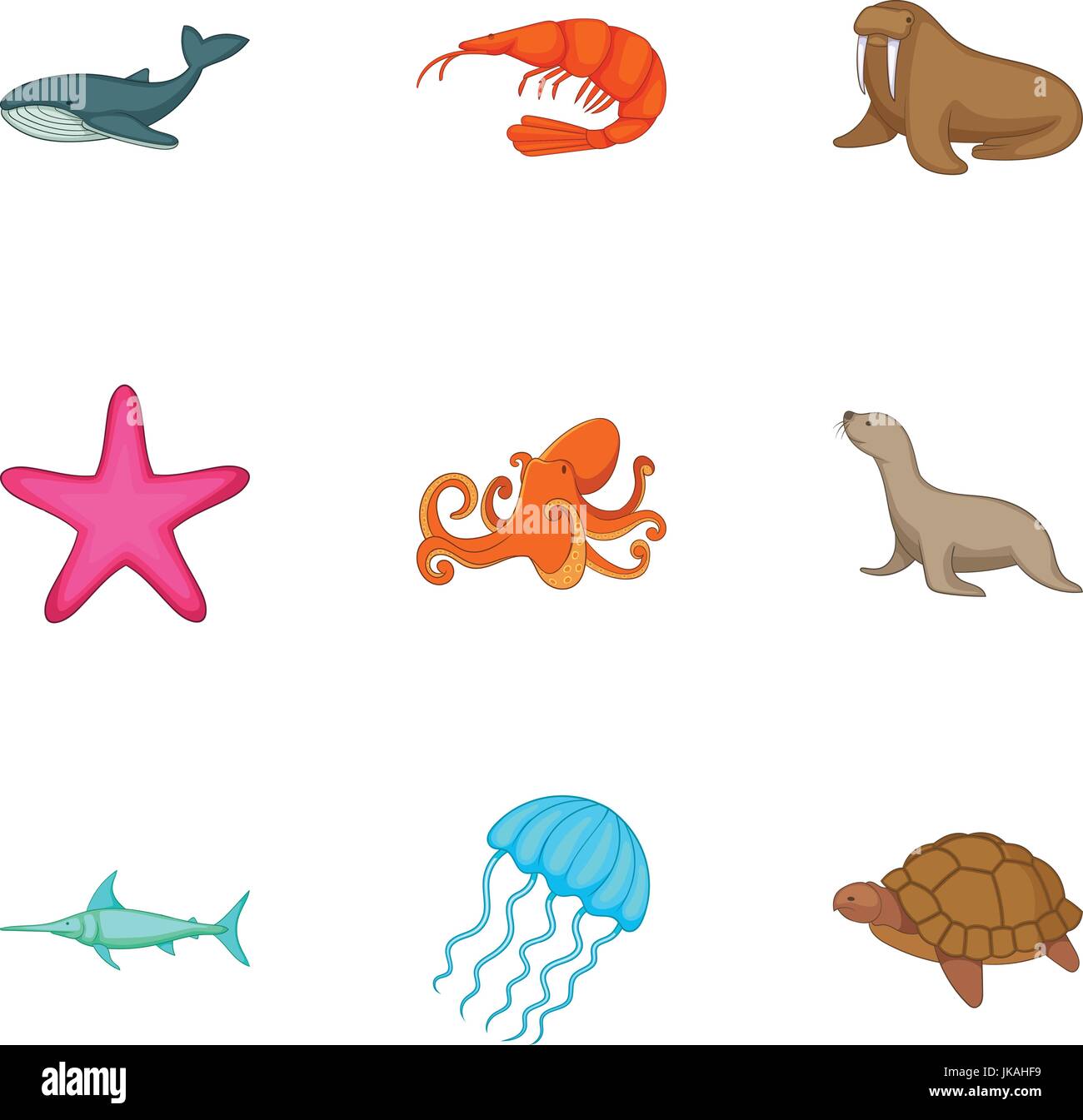 Marine fauna icons set, cartoon style Stock Vector Image & Art - Alamy Marine fauna icons set, cartoon style Stock Vector Image & Art - Alamy