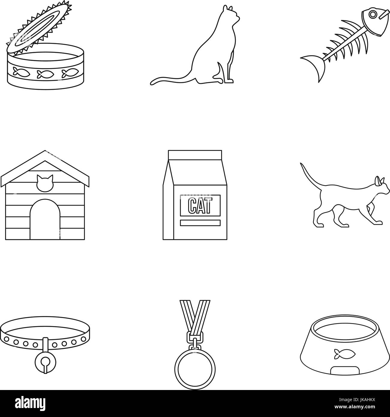 Cat print box Black and White Stock Photos & Images - Alamy