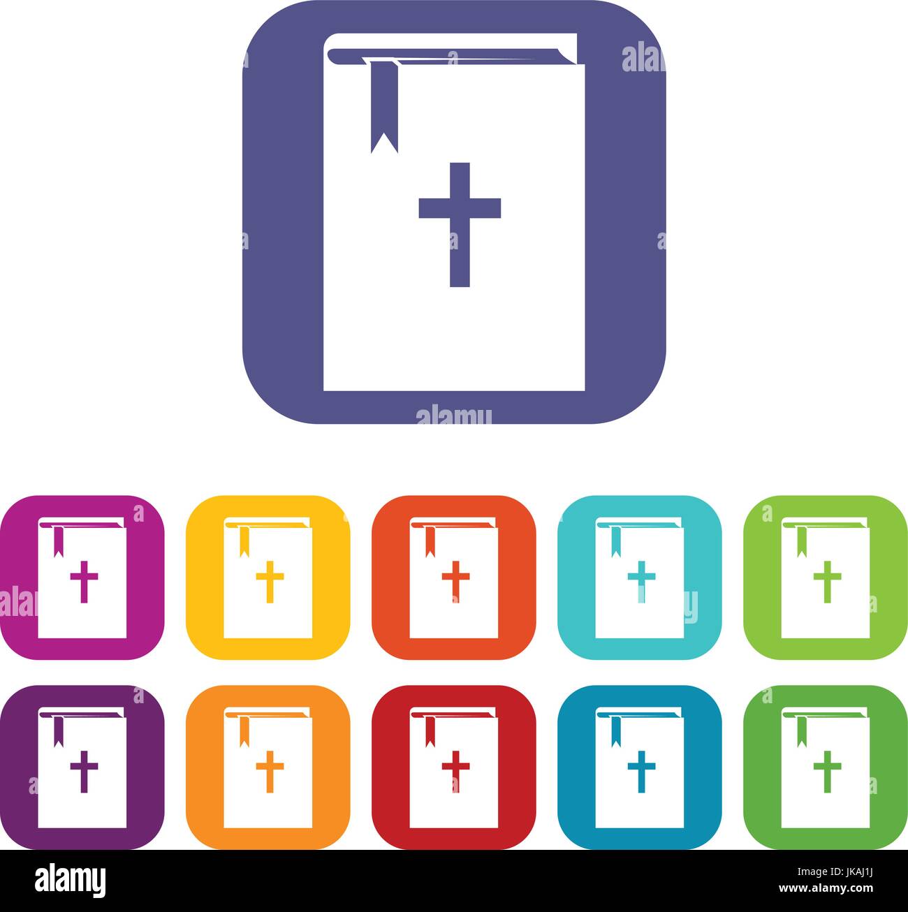 Bible icons set Stock Vector Image & Art - Alamy