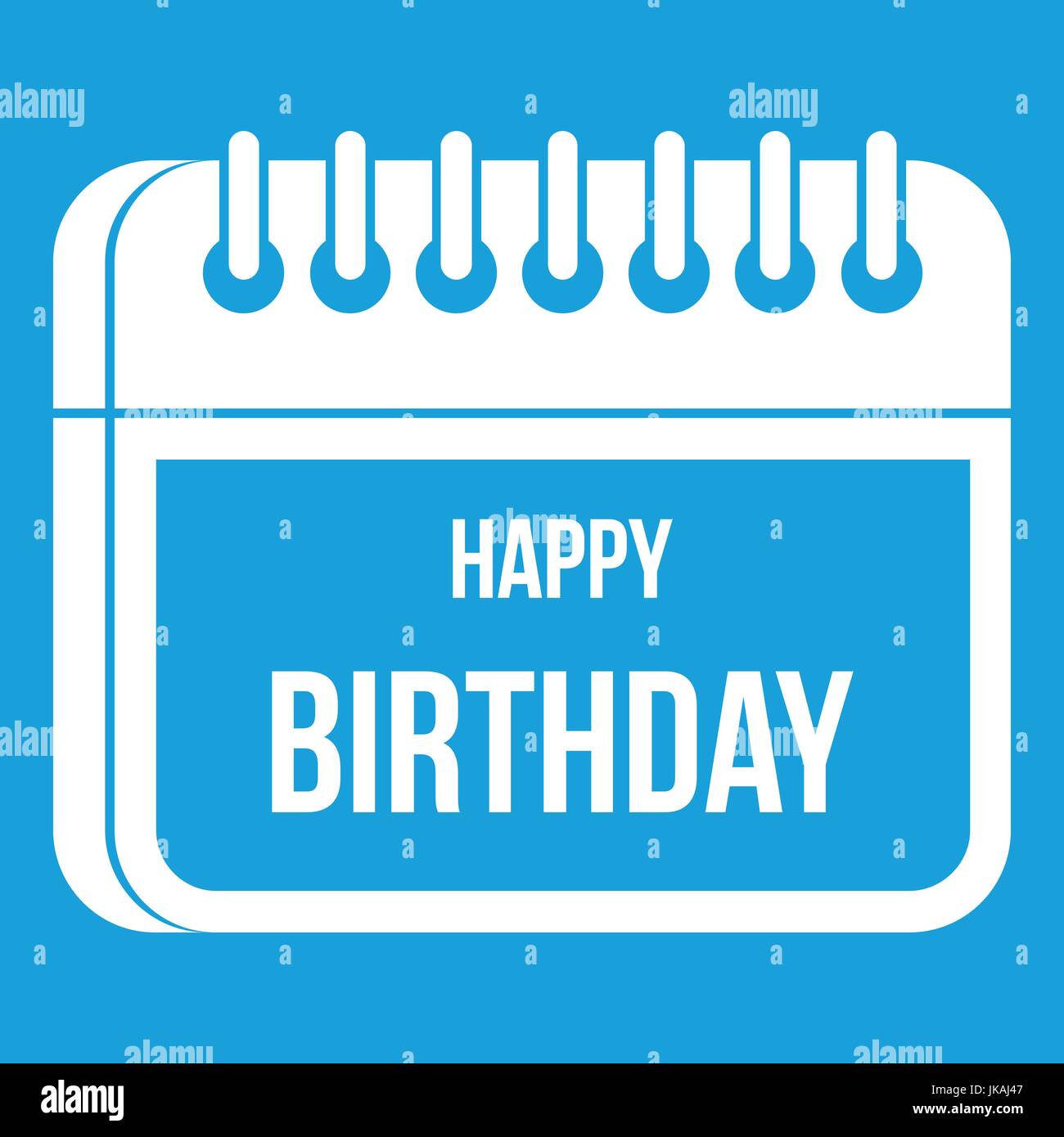 Birthday calendar monthly planner Stock Vector Images - Alamy