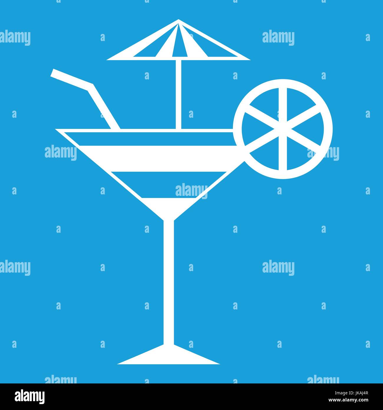 Fruit cocktail icon white Stock Vector Image & Art - Alamy
