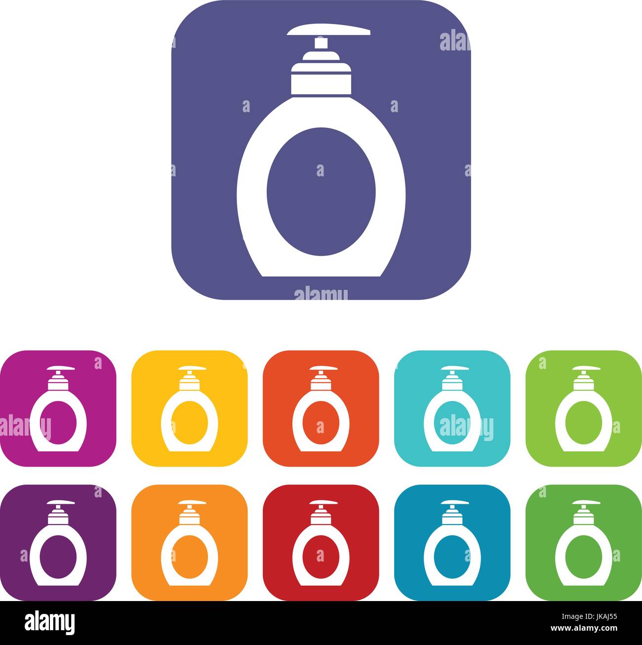 Liquid soap icons set Stock Vector Image & Art - Alamy
