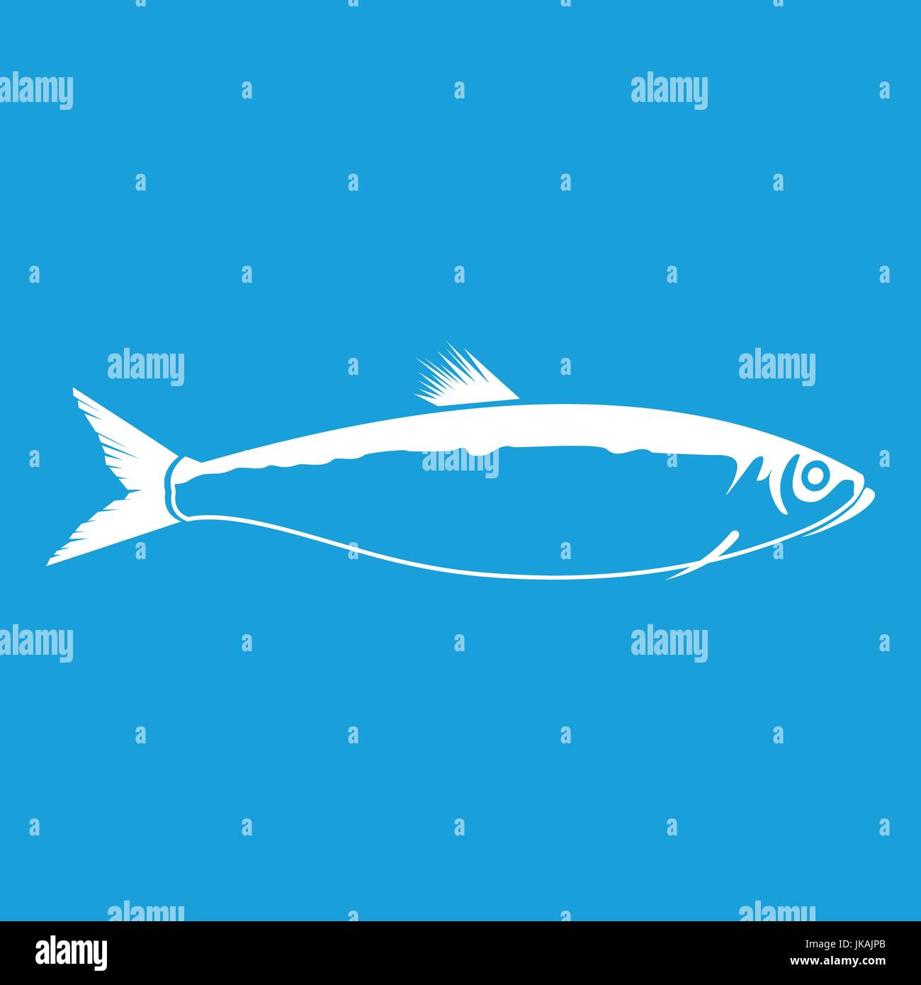 Fish icon white Stock Vector Image & Art - Alamy