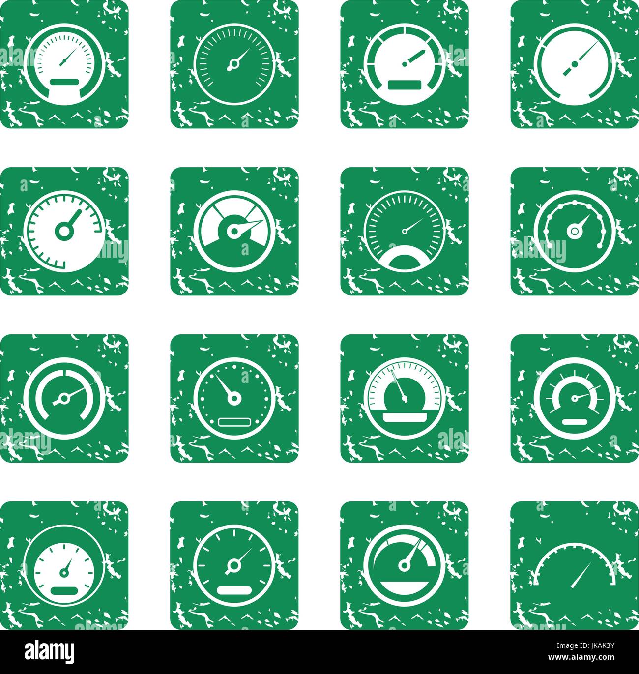 Speedometer icons set grunge Stock Vector Image & Art - Alamy