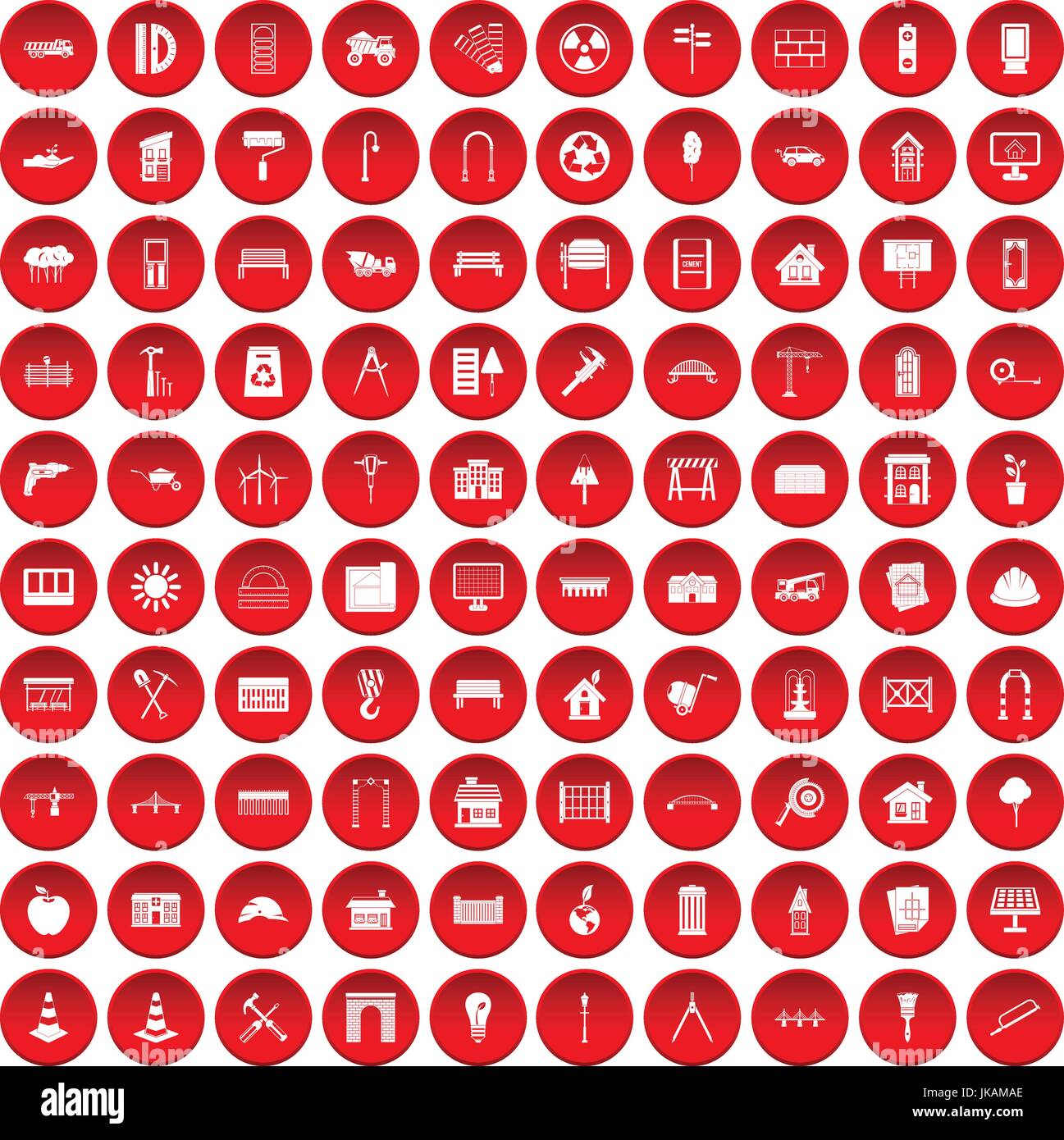 Red brick wall arch Stock Vector Images - Alamy