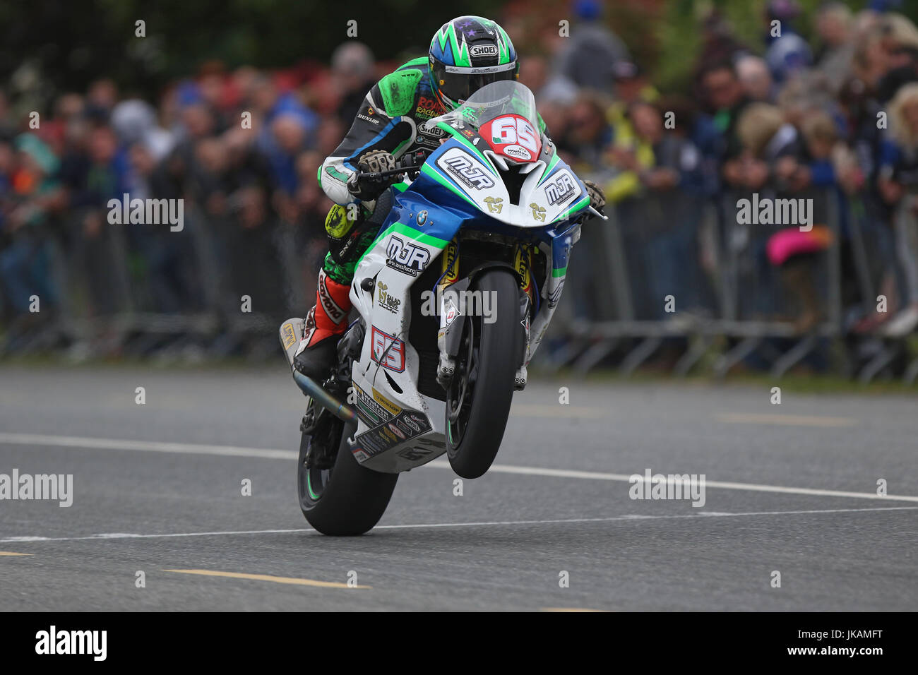 Michael Sweeney in the Superbike Race at the Walderstown 'Race Of The ...