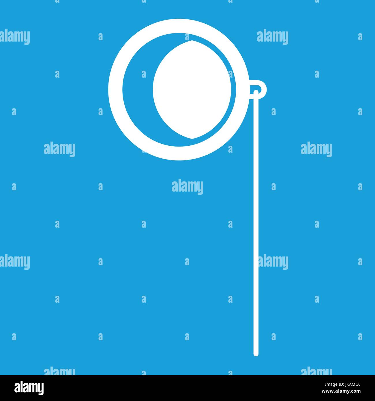 Monocle icon white Stock Vector Image & Art - Alamy