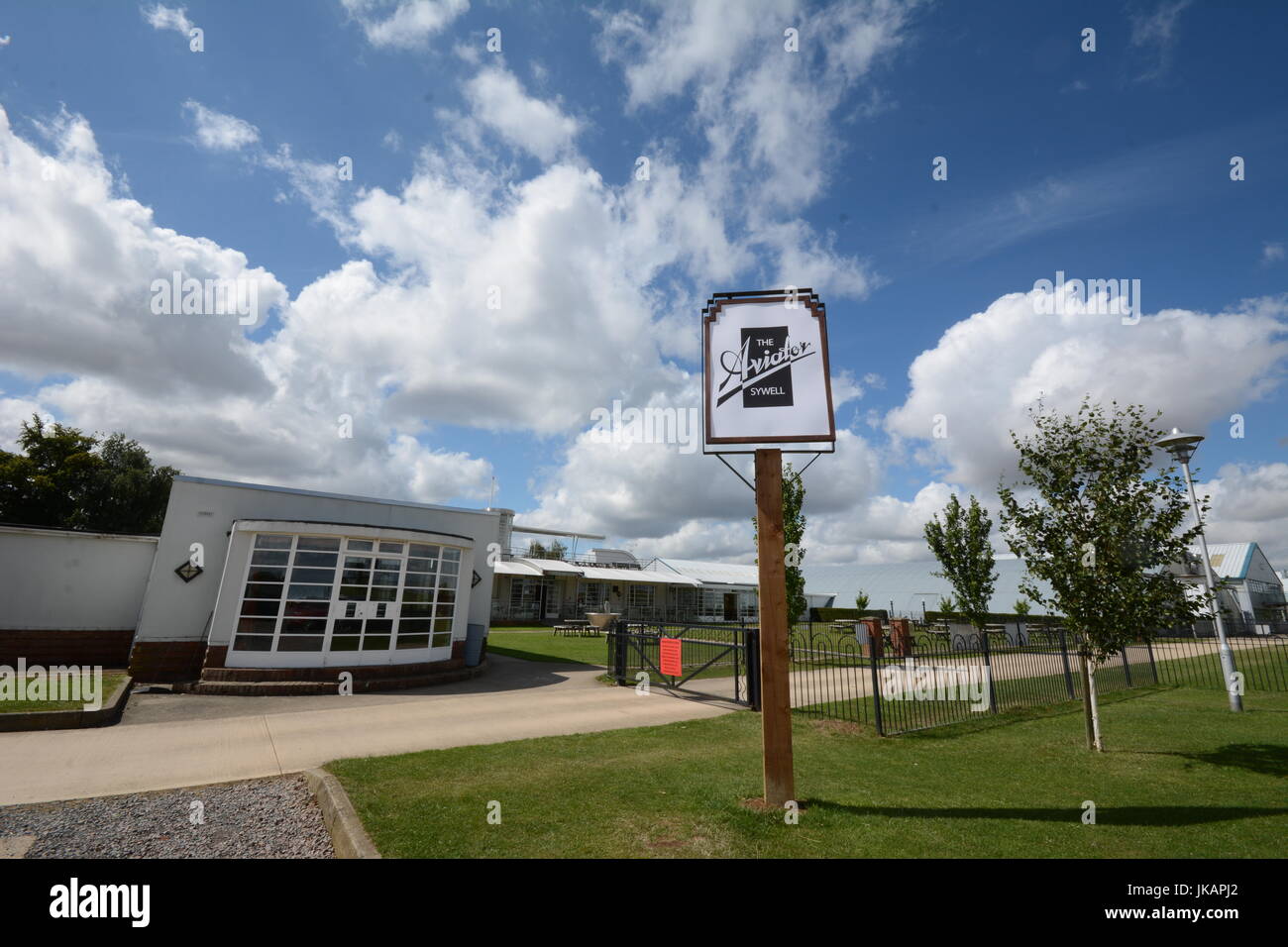 sign for Aviator at Sywell Airport Northampton Northamptonshire UK ...