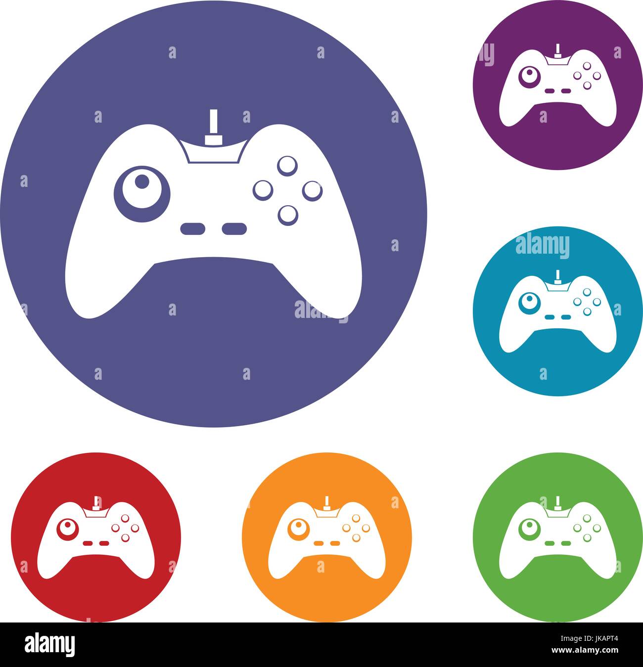 One joystick icons set Stock Vector Image & Art - Alamy