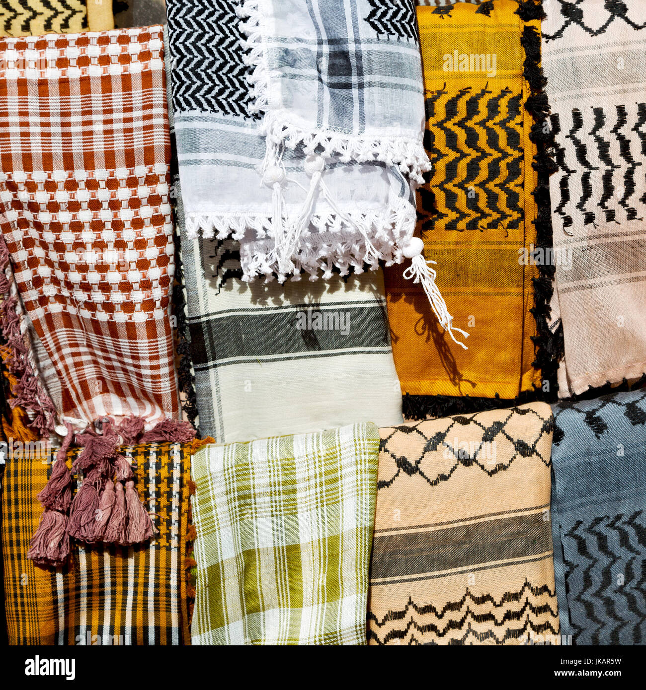 the texture of the cotton traditional symbolic arabian scarf like ...