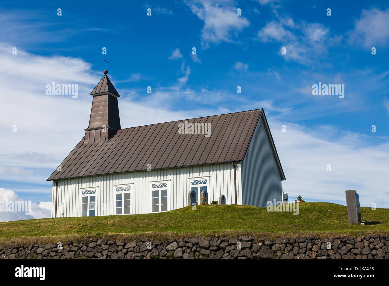Strandarkirkja church on the southern coast of Iceland Stock Photo - Alamy