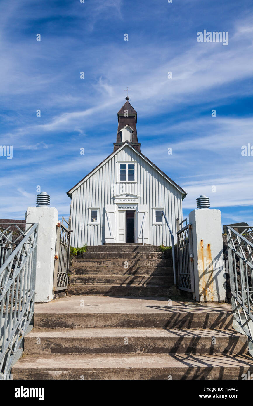 Iceland selvogur strandarkirkja church hi-res stock photography and ...