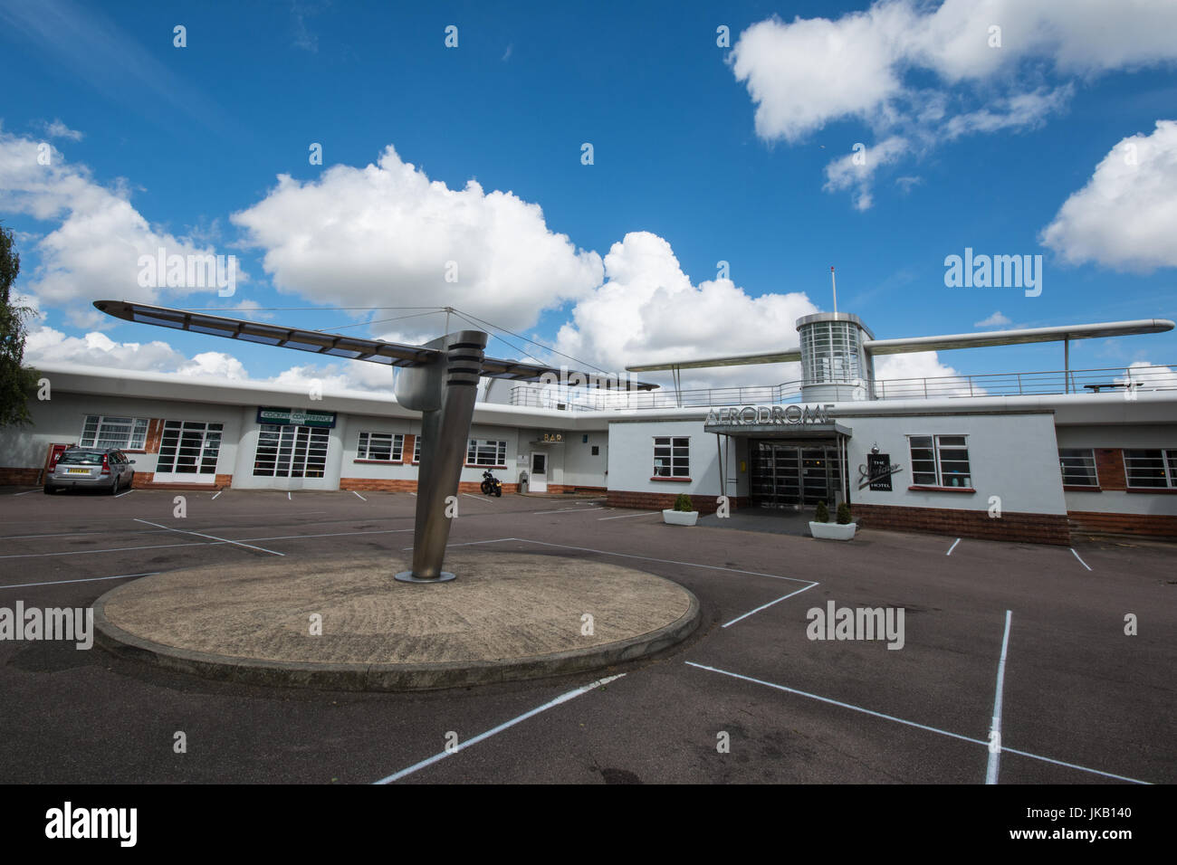 Car park at the Aviator Sywell Airport Northampton Northamptonshire UK ...